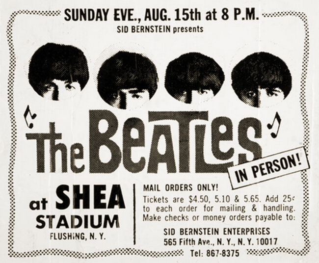 August 15, 1965: The Night the Beatles Electrified and Rocked Shea ...