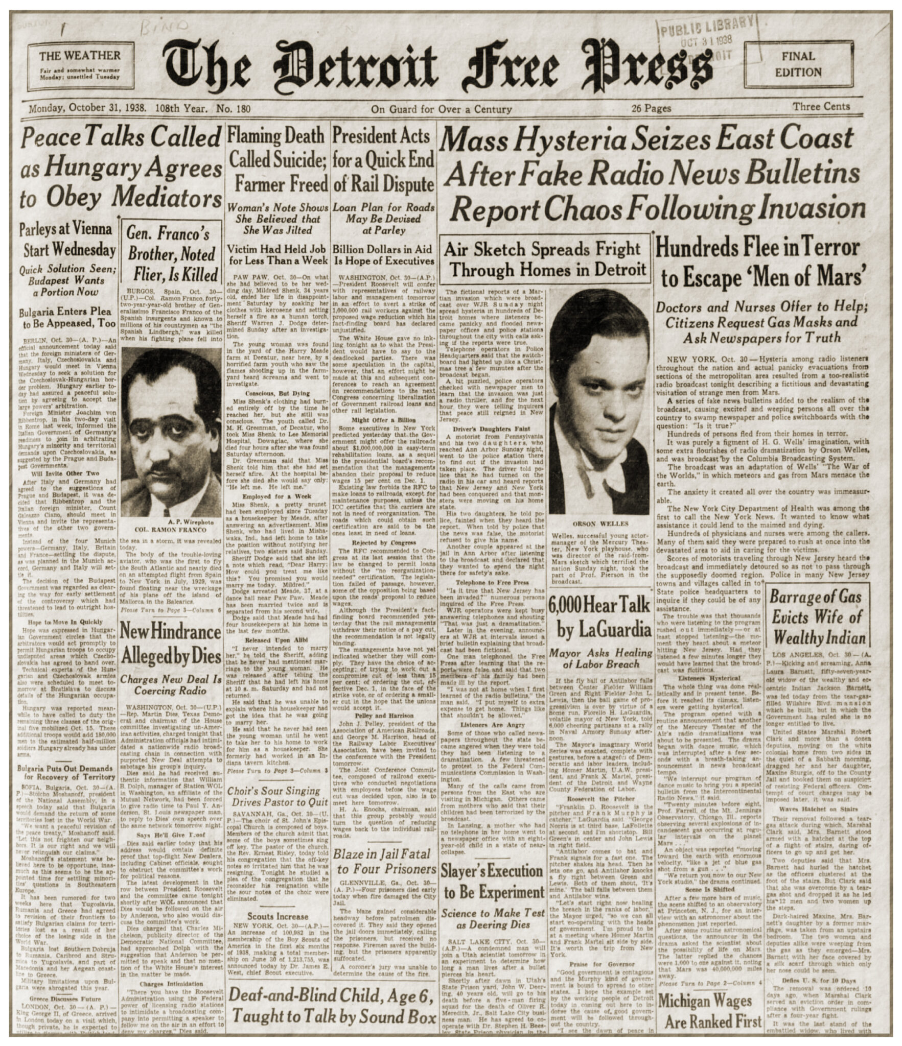 Grovers Mill, 1938: When Radio Terrified Nation With ‘Invasion from ...